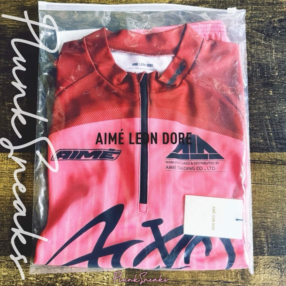 Aime Leon Dore | Shirts | Aime Leon Dore Cycling Jersey Pink Summer 225 ...